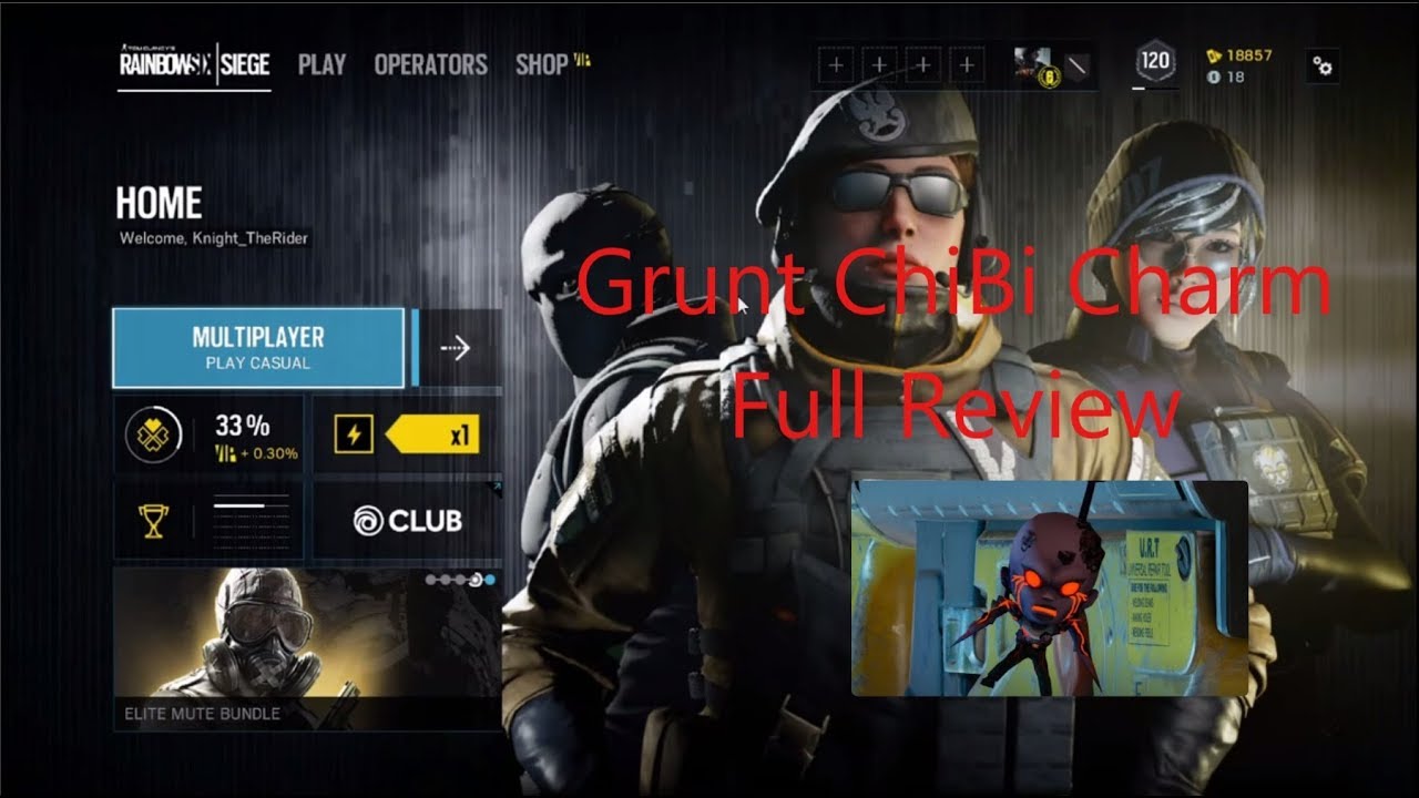 Finally!!! The Grunt Chibi Charm Challenge Completed (Rainbow Six Siege ...