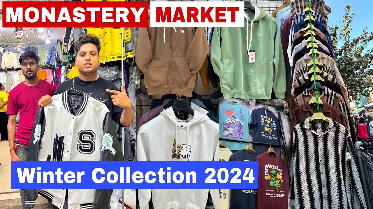Monastery Market Delhi || winter collection 2024 || tibetan market in ...