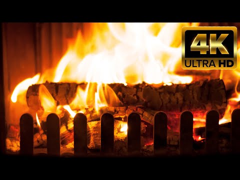 Şömine Çıtırtısı Odun Sesleri İle 🔥 3 Saat Şömine Keyfi 🔥 4K ULTRA HD