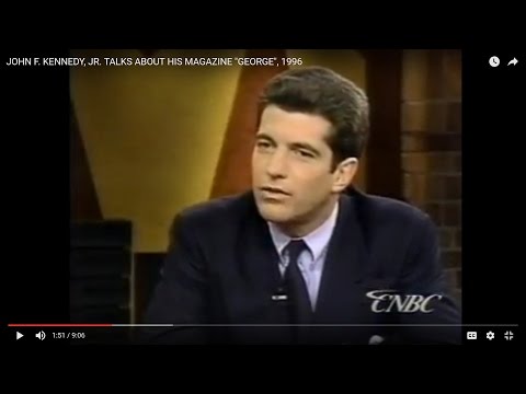 JOHN F. KENNEDY, JR. TALKS ABOUT HIS MAGAZINE \