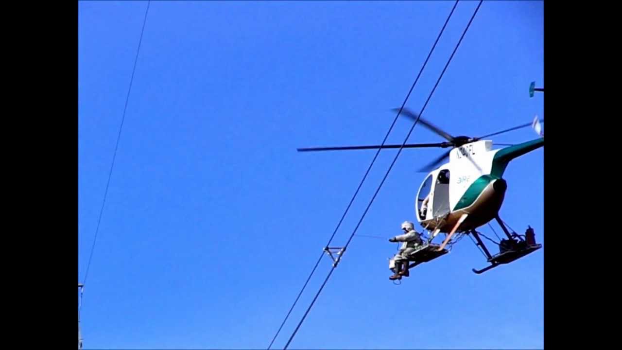 Helicopter Lineman, John Paul - YouTube