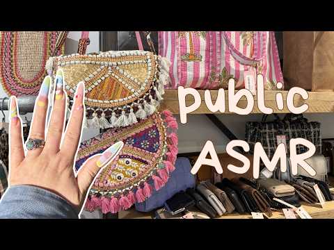 Public ASMR in a cute Gift Store 🌸 No Talking