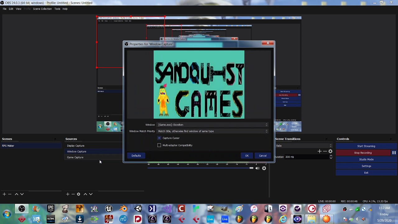 How To Open RPG Maker Project With OBS Studio [2020] - YouTube
