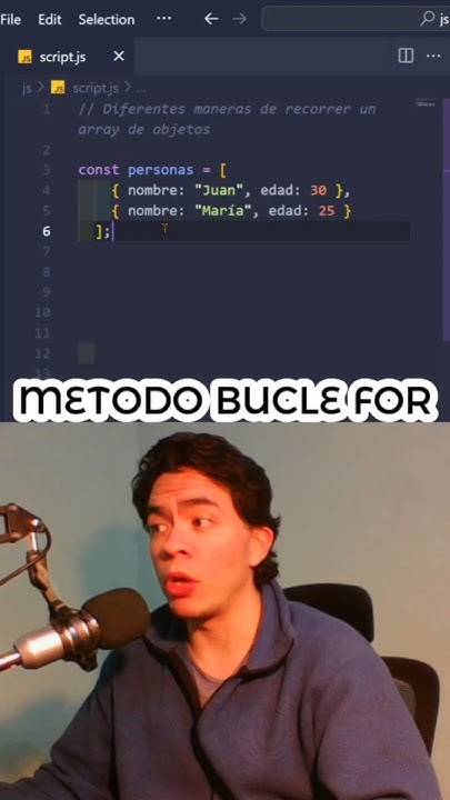 Método BUCLE FOR de JavaScript #profelauta #desarrolloweb #javascript #frontend #array - YouTube