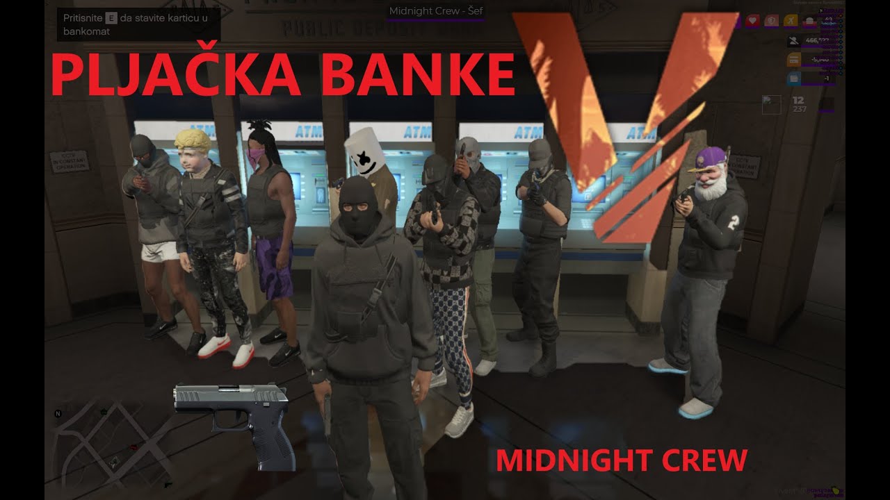 [FiveM] Pljacka glavne banke [Falcon RolePlay] [BALKAN] - YouTube