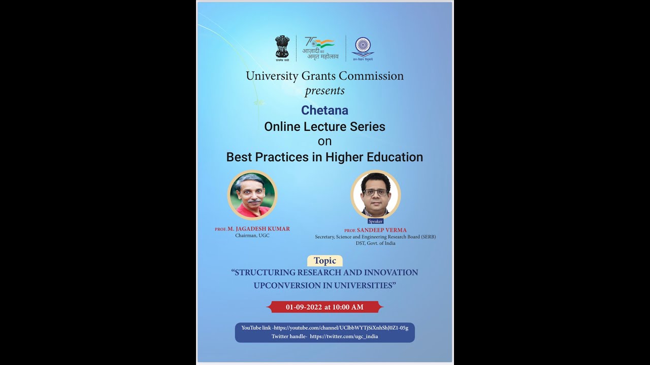 10th Chetana Series on “STRUCTURING RESEARCH AND INNOVATION ...