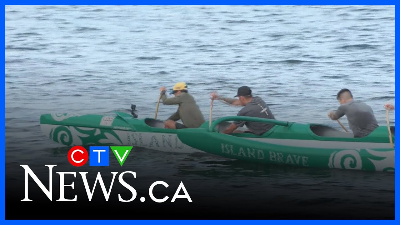 First Nations canoe outrigging team to represent Canada at worlds - YouTube