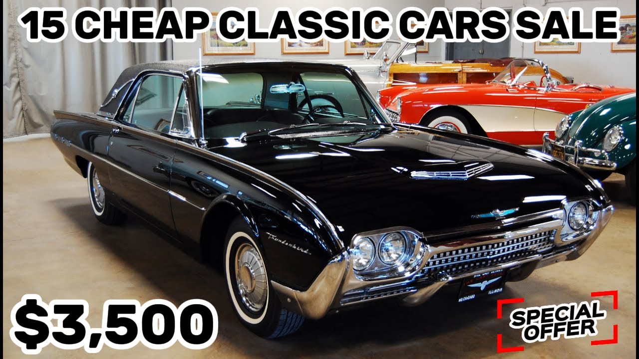 15 Classic Cars You Can Own Today for Surprisingly Low Prices! Great ...