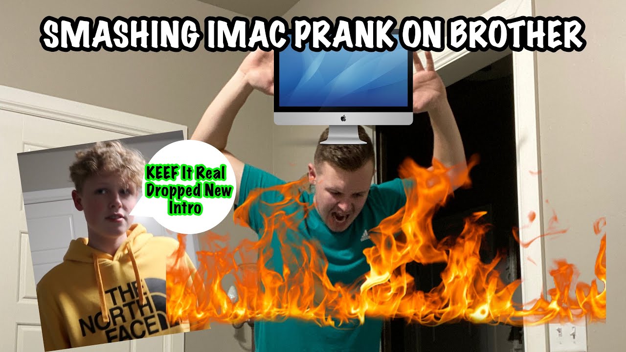 Destroying A Brand New iMac Prank On Brother! ***EPIC FAIL?!*** - YouTube