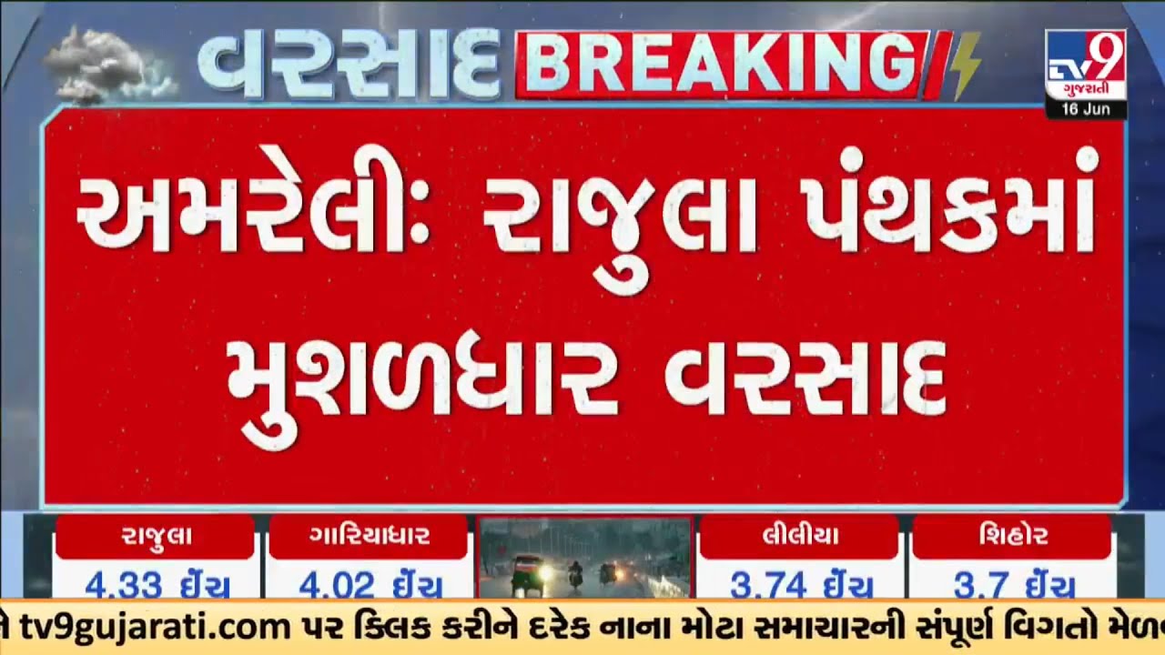 Amreli: Rajula Taluka Lashed by Heavy Rain, Ghiyal River Floods Barbata ...
