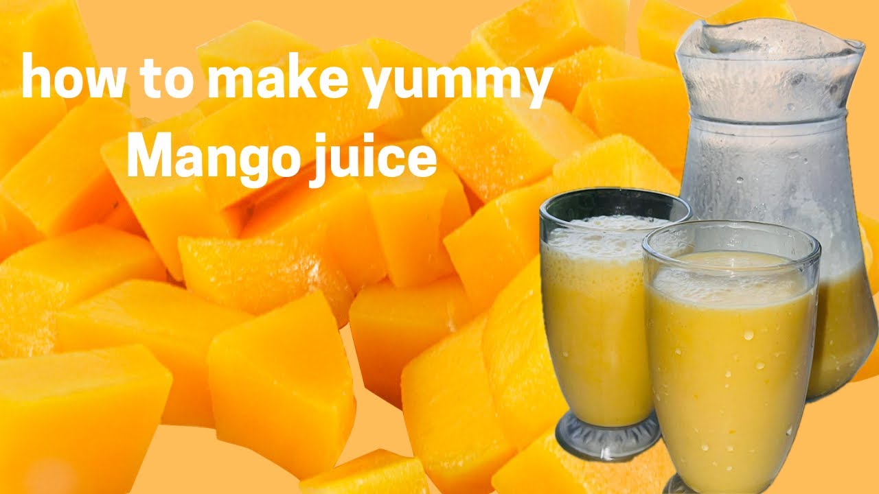 Mango juice@"Refreshing Mango Juice Recipe | Tropical Delight in Every ...