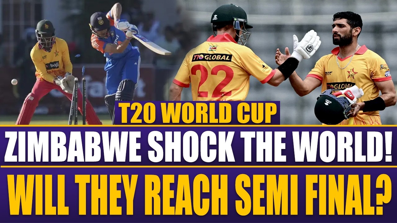 T20 World Cup | Zim vs Sri Lanka Highlights | Zimbabwe Shock The World ...