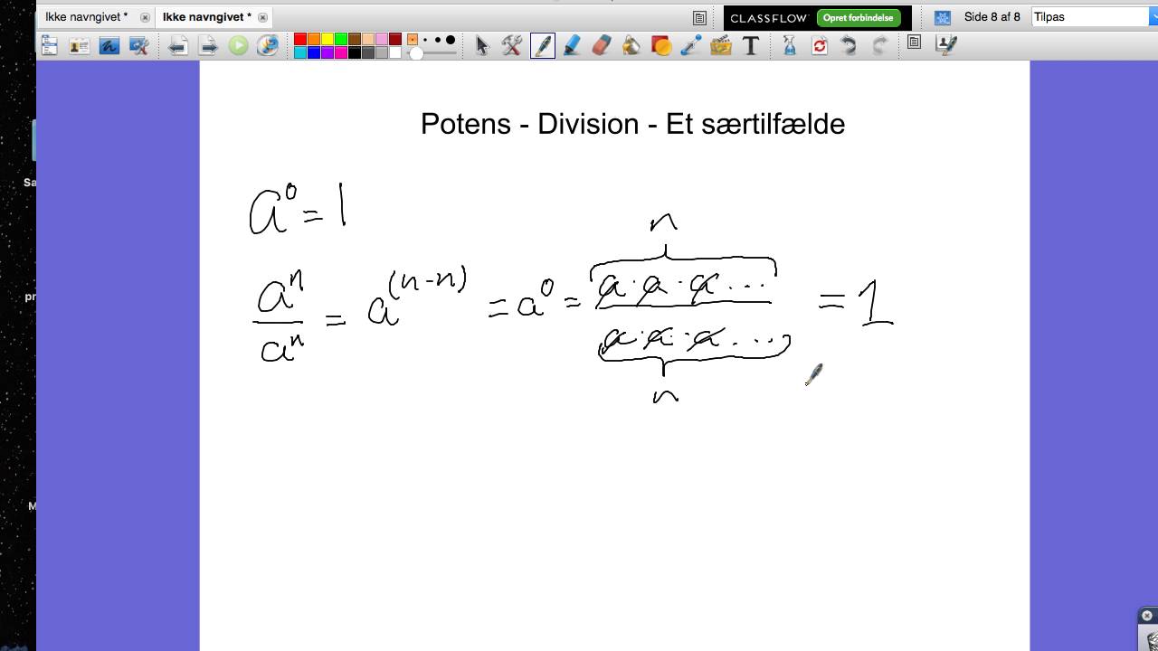 Potens - Division - Et særtilfælde - YouTube