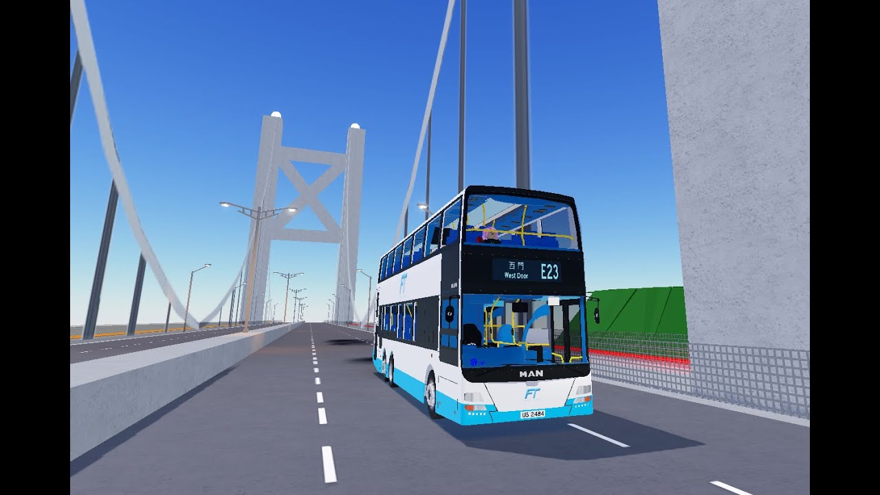 [4K 60fps] [上層展望][巧遇超好人Admin ️ ️ ️] Roblox 西門市 Forever Transit Man A95 ...