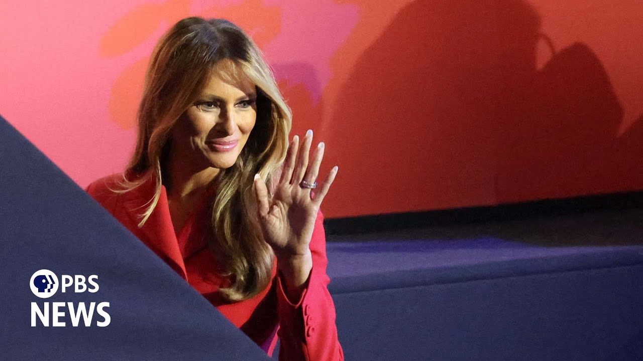 WATCH: Melania Trump arrives at 2024 Republican National Convention ...