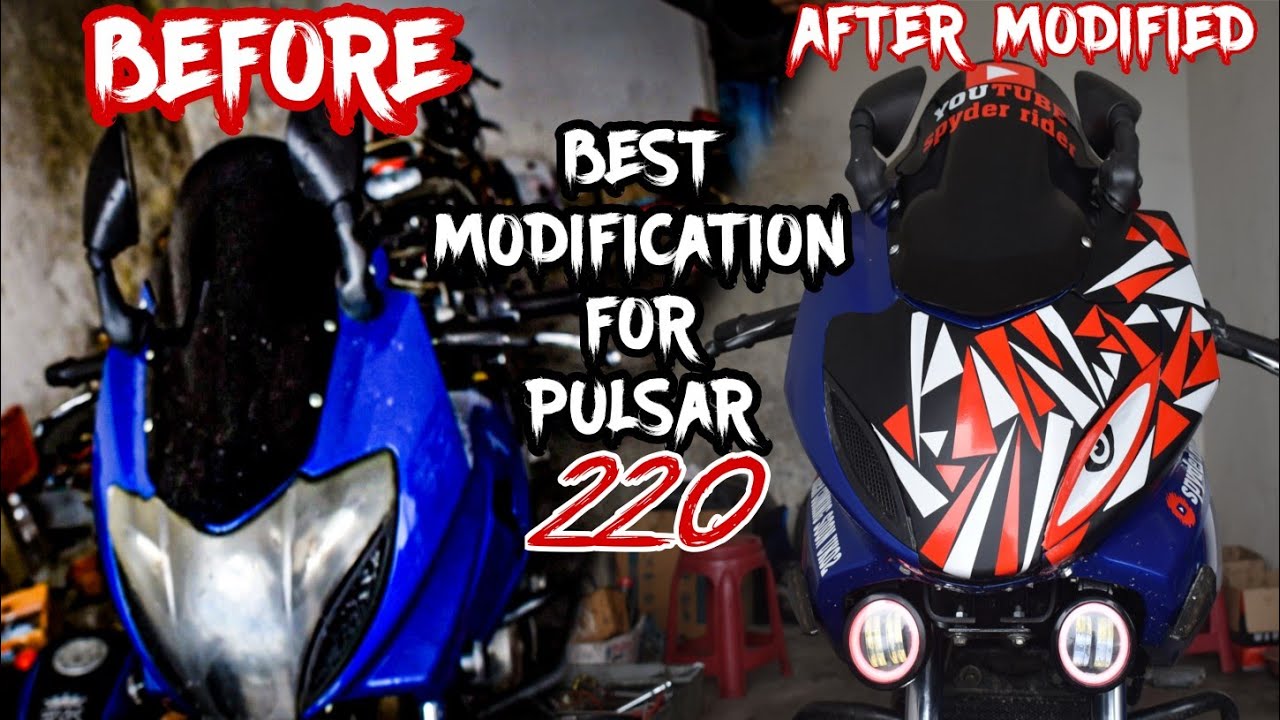 drl light install in pulsar 220 | best modification for pulsar 220f ...