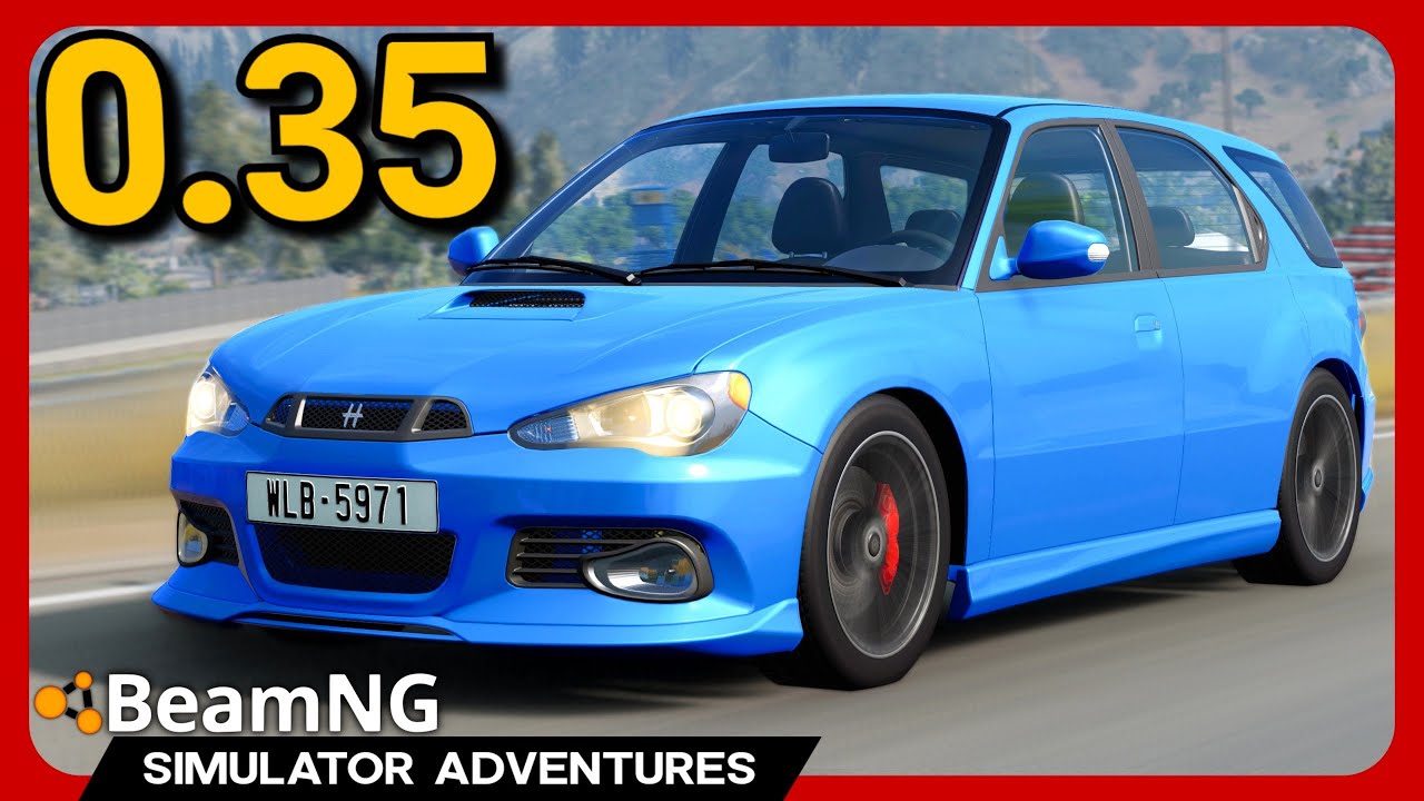 BeamNG 0.35: Hirochi Sunburst REMASTER! (NEW WAGON!) - YouTube