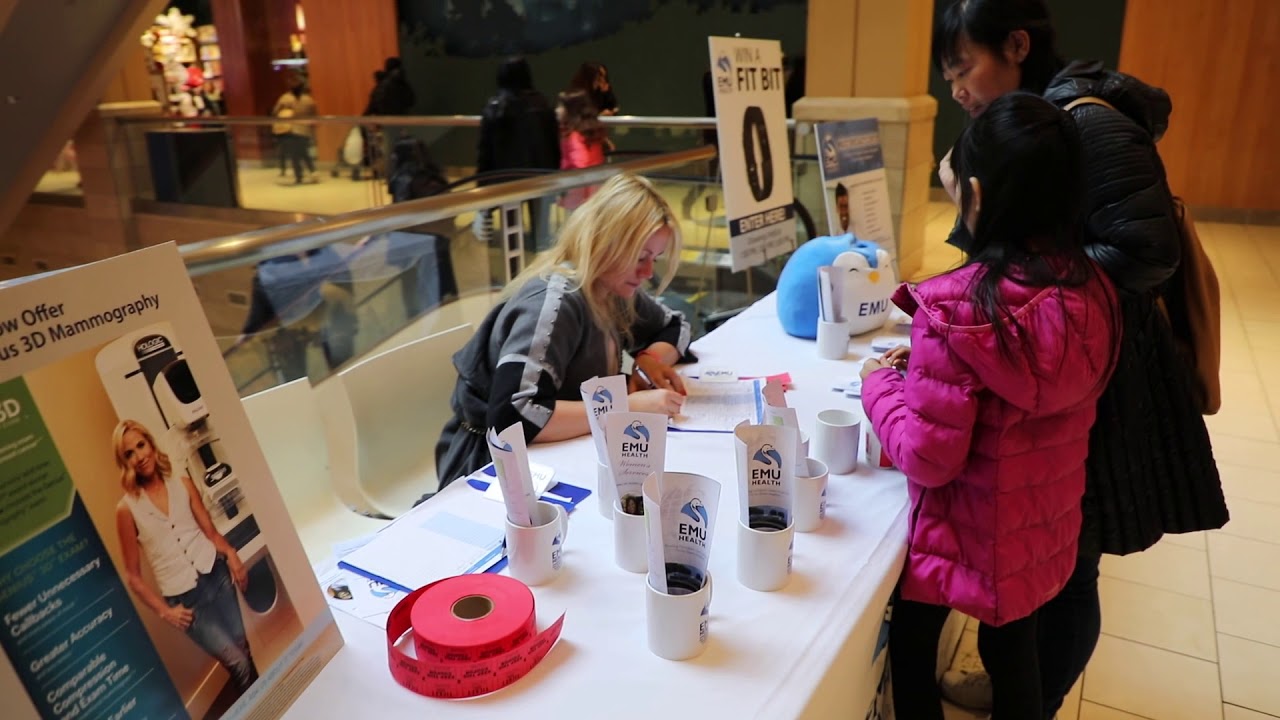 EMU Health At Queens Center Mall #EMUcares - YouTube