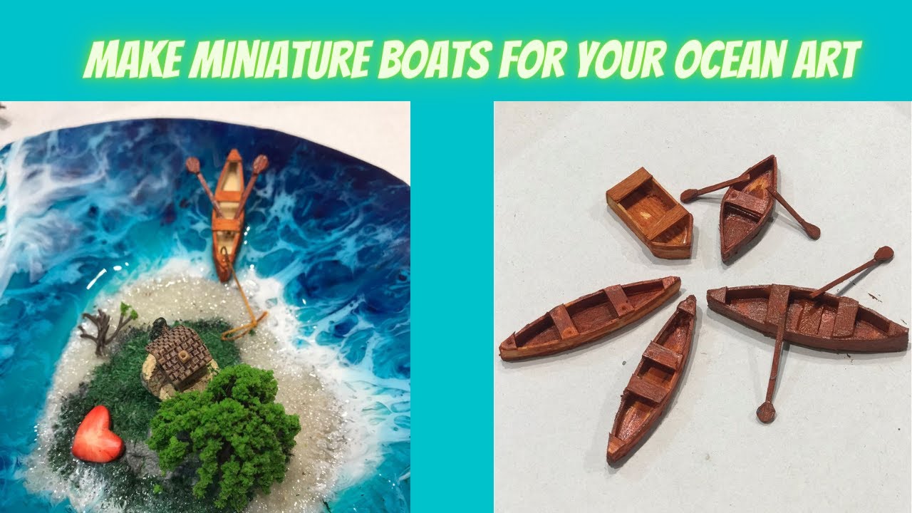 [DIY] How to make miniature boats for your ocean art | TheGummyGoose ...