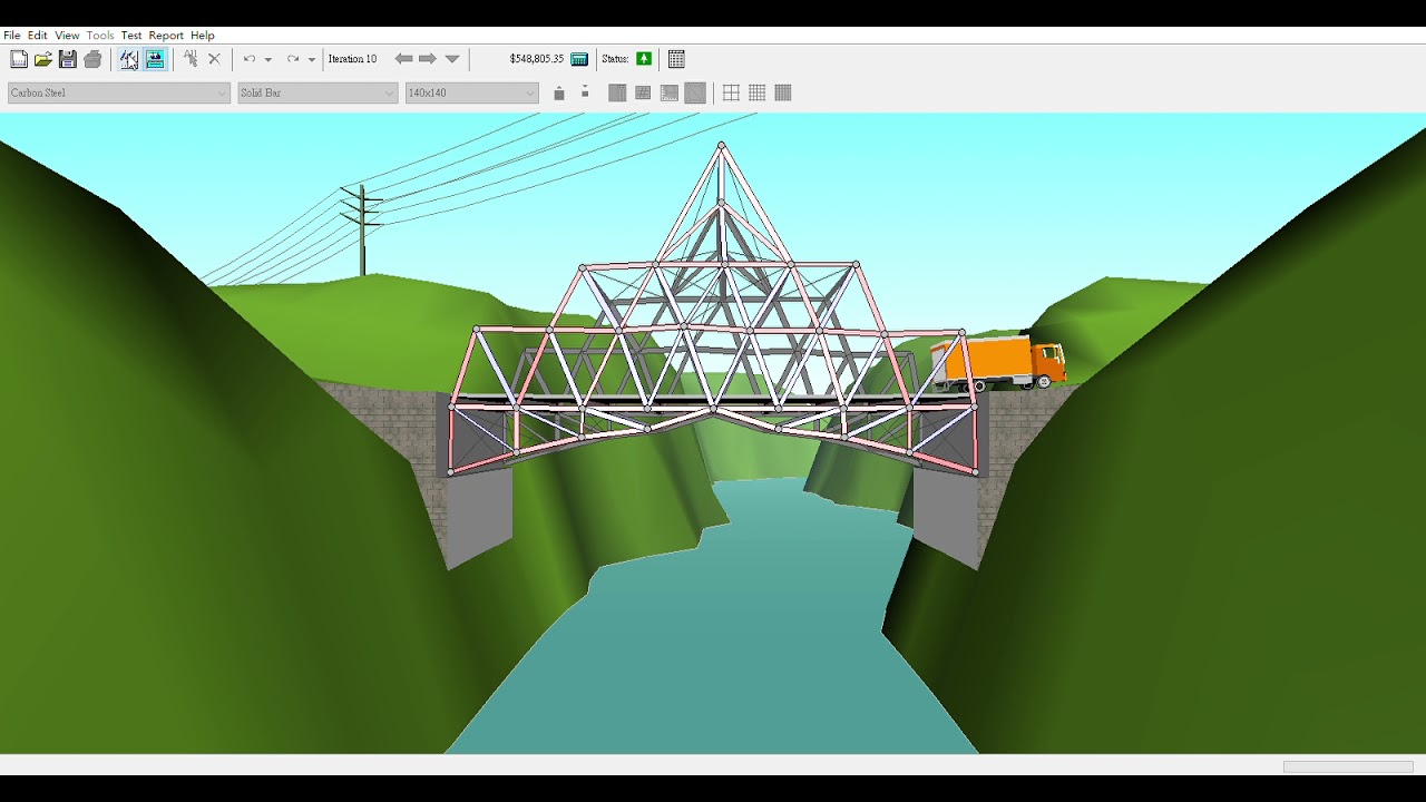 Bridge Designer 2016 2nd Edition MyDesign bdc 2021 09 14 11 33 39 - YouTube