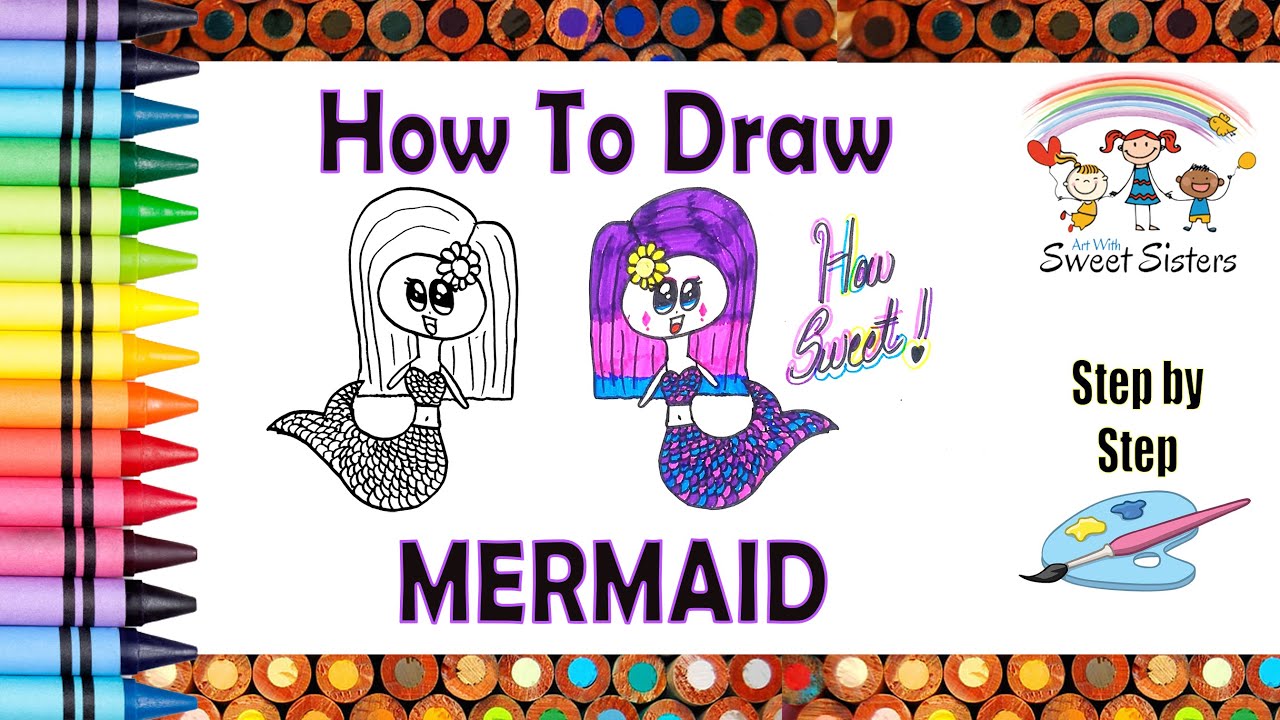 How tp Draw a Mermaid - YouTube