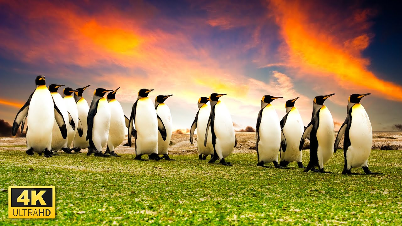 Penguin Collection in 4K UHD - Fun and Relaxing Music to Watch - YouTube