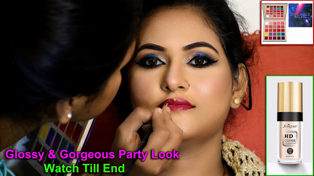 Party Look in Winter Season | Gorgeous Makeup Tutorial for Beginners ...