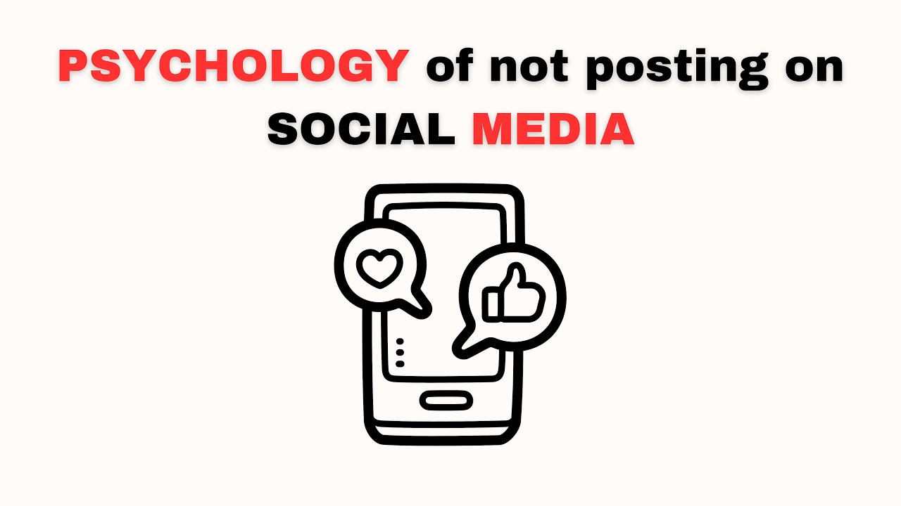 Psychology of People Who Don't Post their Photos on Social Media - YouTube