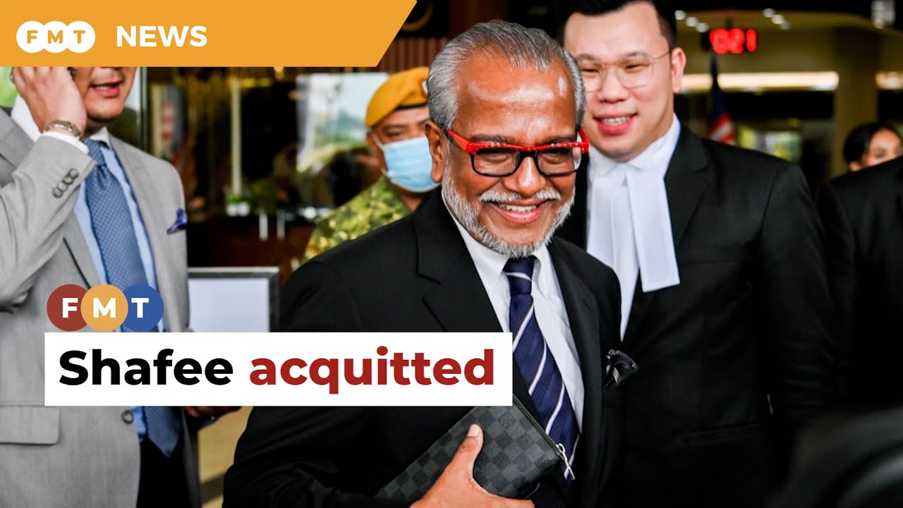 Lawyer Shafee freed of RM9.5 mil money laundering charges - YouTube