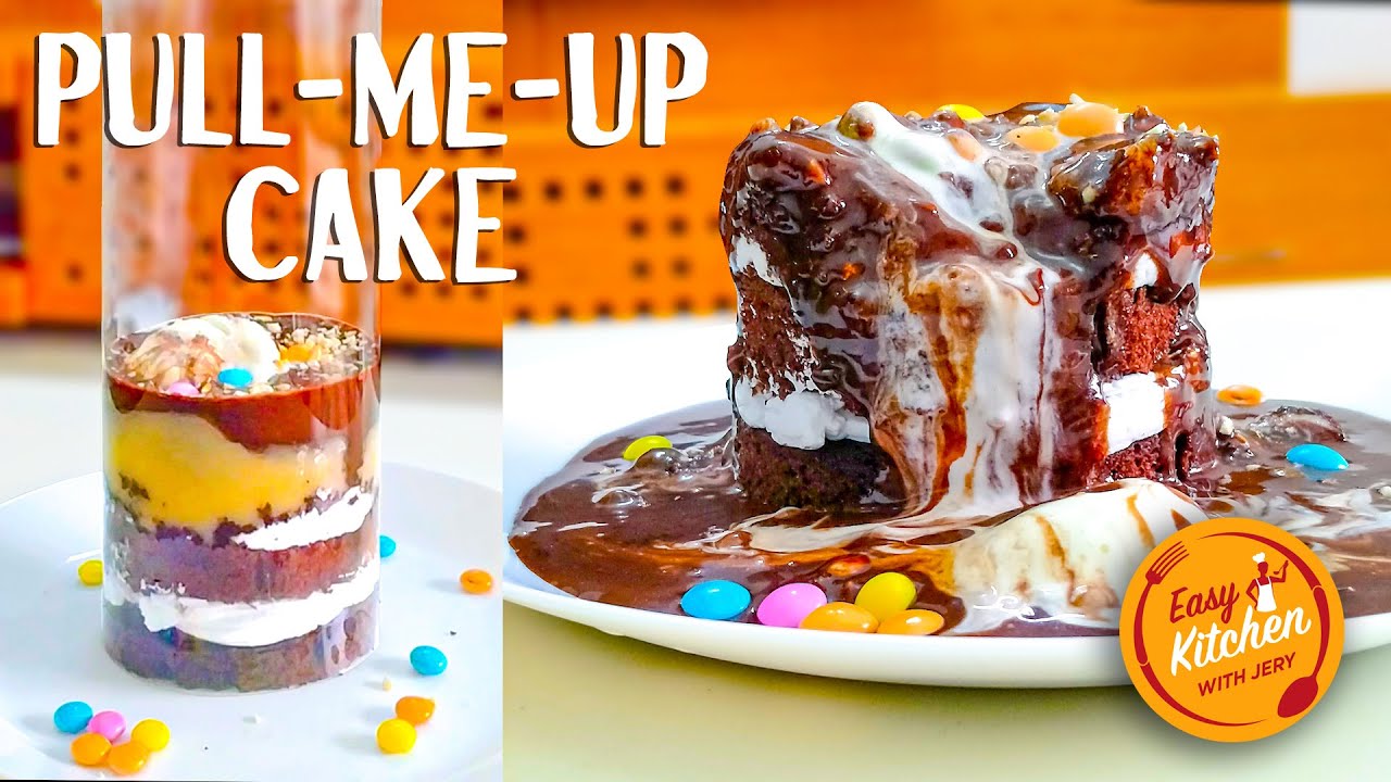 Pull Me Up cake | with easy cake recipe | Trending cake | English ...