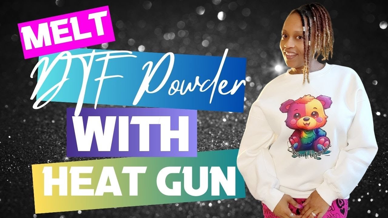 DTF Sublimation Hack with A Heat Gun - YouTube