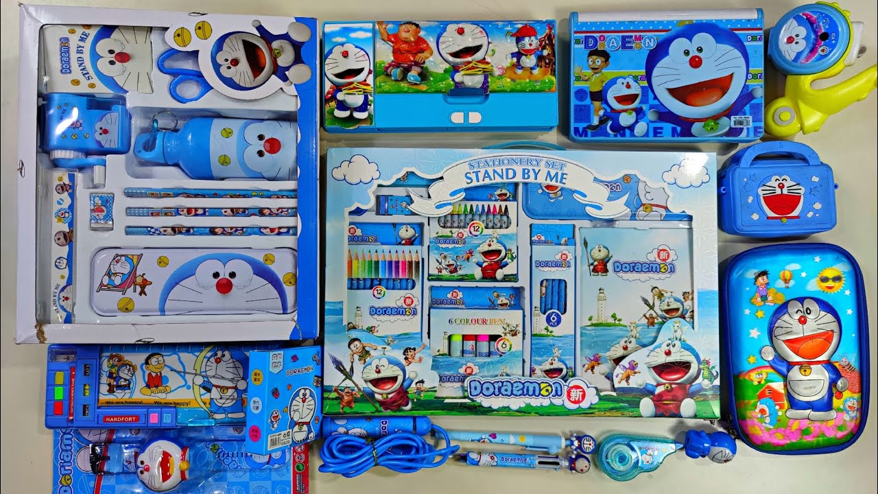 great doraemon toy collection, doraemon stationery, doraemon pencil ...