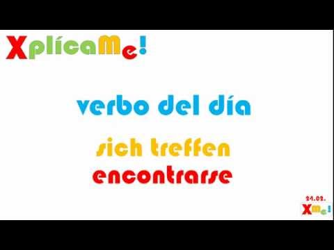El verbo "sich treffen" significa encontrarse. Xplícame - Martin ...