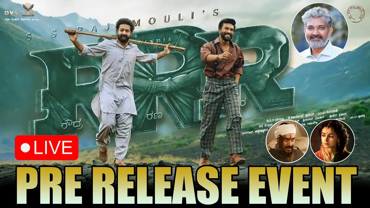RRR Pre Release Event Live | RRR Pre Release Event Dubai Live | NTR ...