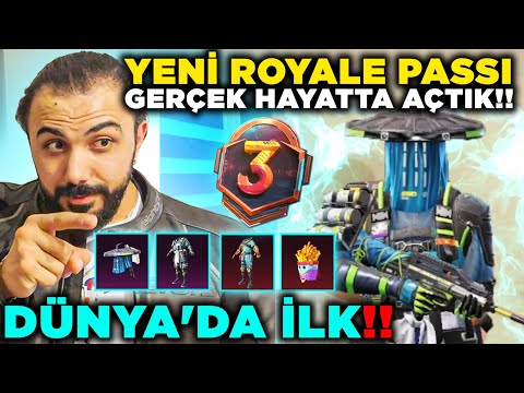 DÜNYA'DA İLK!! 😮 EKİPLE GERÇEK HAYATTA YENİ ROYALE PASS AÇILIMI!! (İNANAMAYACAKSINIZ)