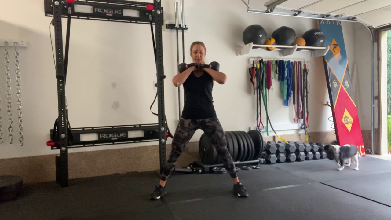 Front Rack Kettlebell Lateral Split Squat - YouTube