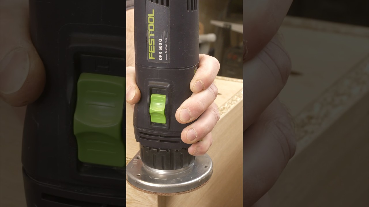 Edge trimmer Festool OFK500 (affleureuse - palm router) - YouTube