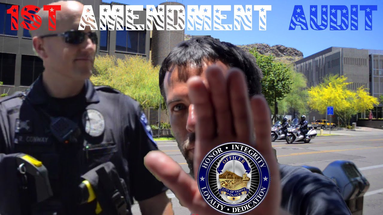 Tempe PD First Amendment Audit - YouTube