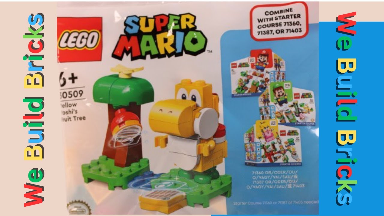 Super Mario Yellow Yoshi's Fruit Tree #WeBuildBricks #LEGO #Mario - YouTube