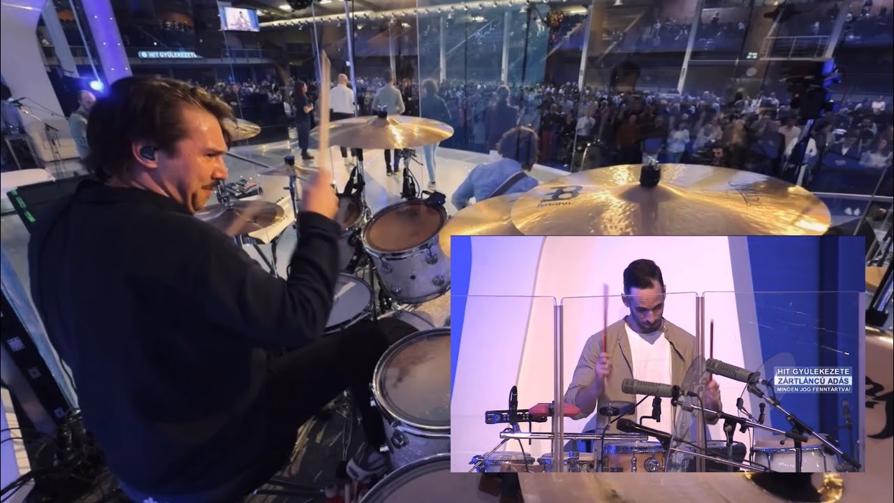 Live Drum with Percussion (Gergő Kiss) || short impro - YouTube