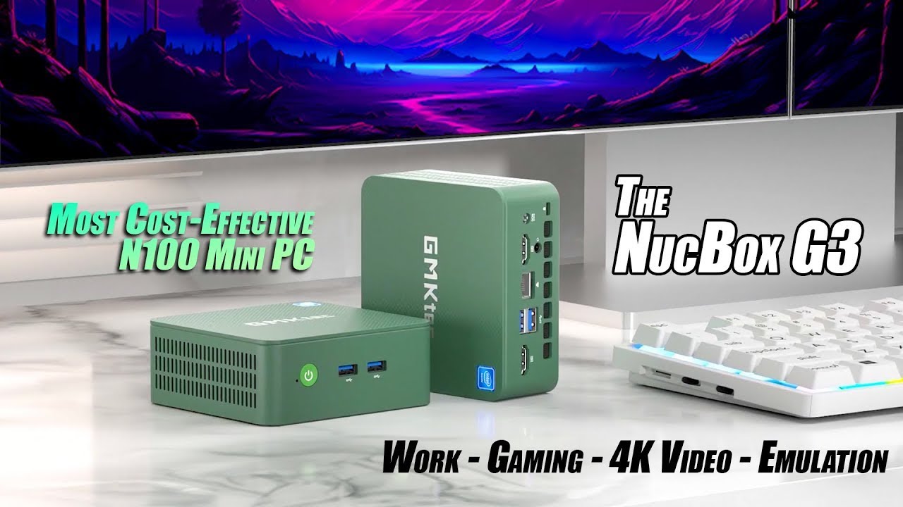 GMKtec NucBox G3 미니 PC 리뷰: 다재다능한 컴퓨팅을 위한 컴팩트 파워하우스 - YouTube