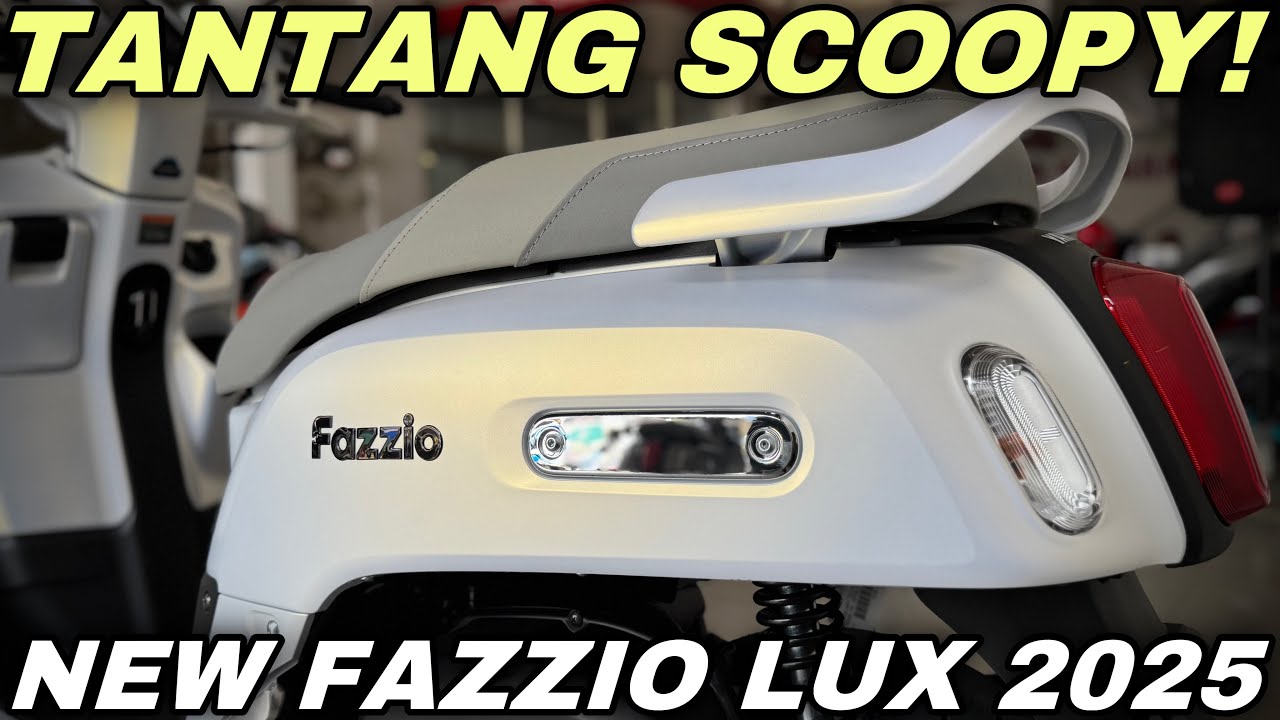 SCOOPY KILLER‼️YAMAHA FAZZIO LUX 2025 WHITE - YouTube
