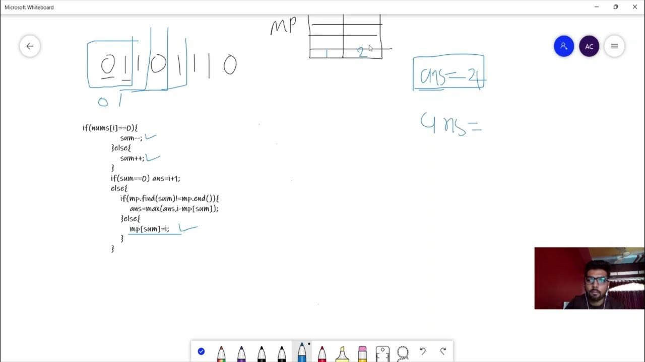 Leetcode 525 Contiguous Array Explanation 🔥 Youtube
