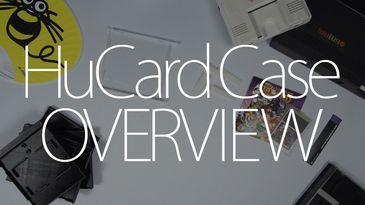3D Printed TG-16 HuCard Case - Overview - YouTube