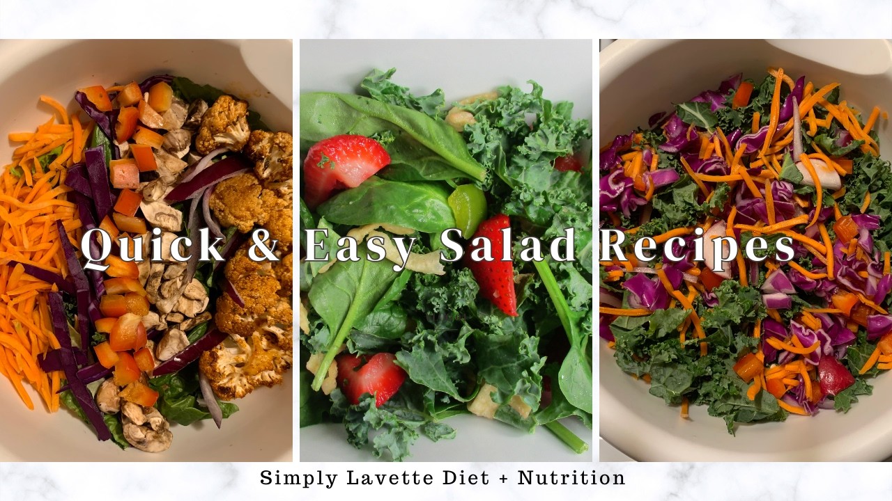 Quick & Easy Salad Recipes | Simply Lavette #vegan #veganrecipes # ...
