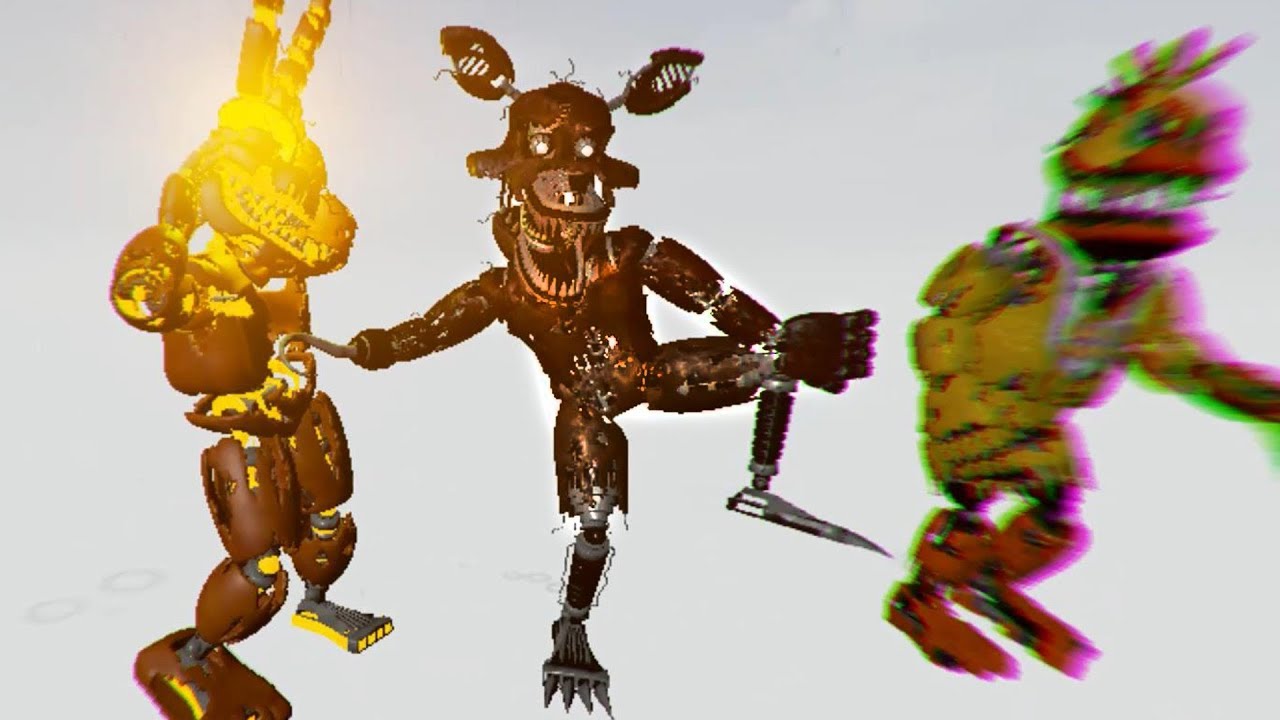 FNAF Nightmare Dancing for 1 hour Loop (God Hand OST) - YouTube