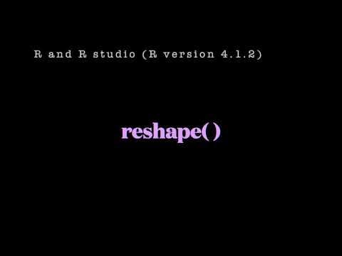 Reshape between 'wide' format and 'long' format data in R studio ...
