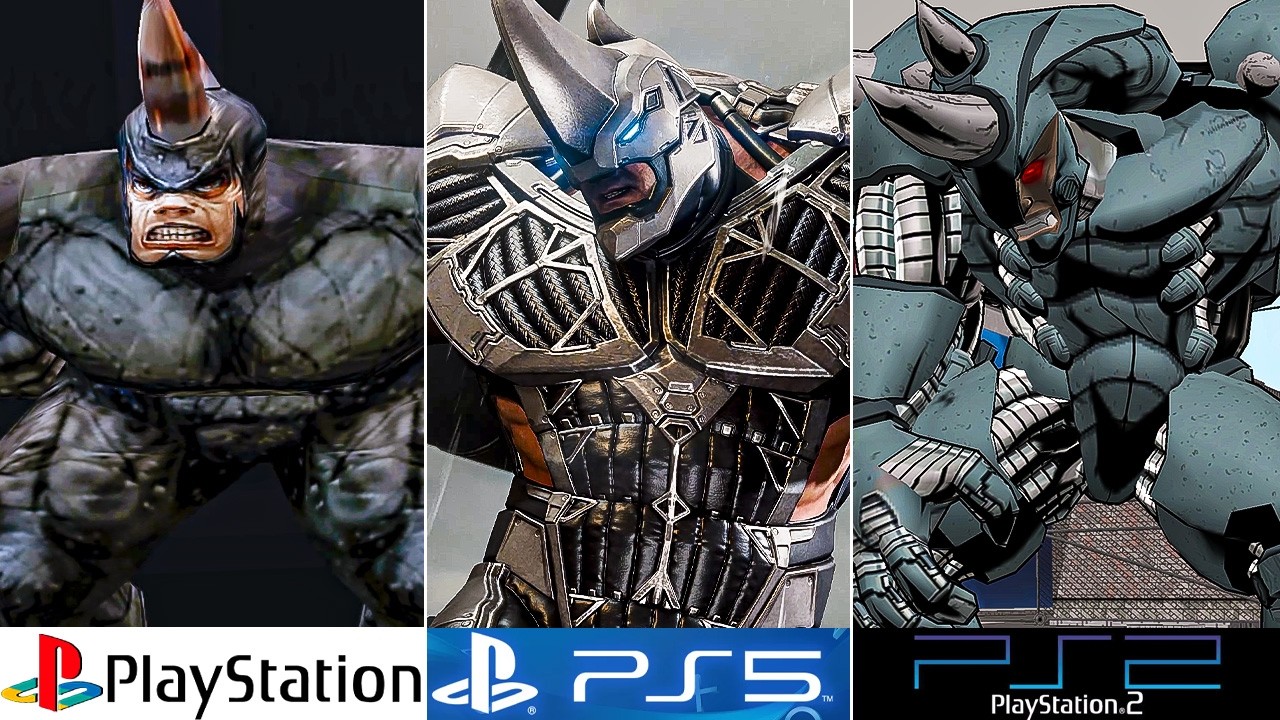 TOP 3 Rhino Boss Fights in Spider-Man Games | 4K ULTRA HD - YouTube