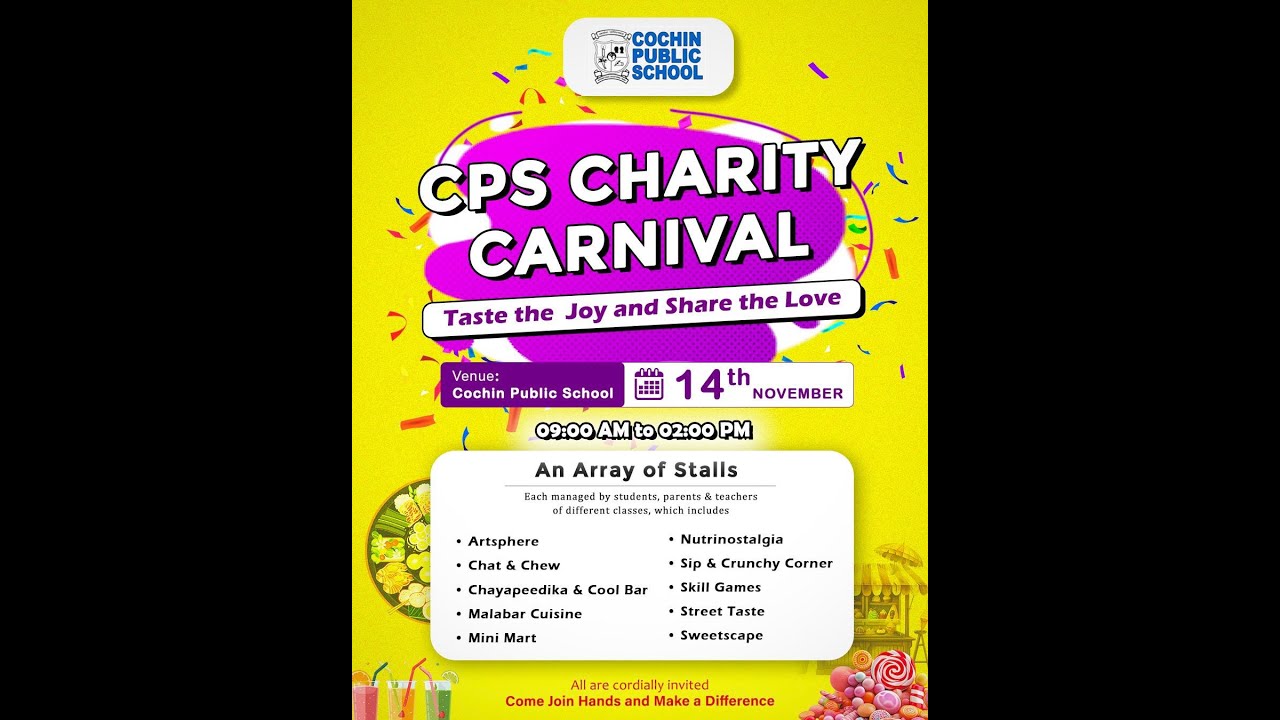 CPS Charity Carnival 2024: The Countdown Begins! | Nov 14th, Children's ...