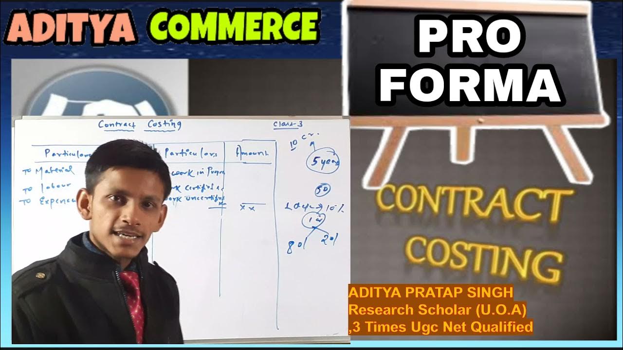 Contract Costing | Part 3 | Numericals | Accounting |Aditya commerce|BCOM|BBA|MCOM|Cost ...
